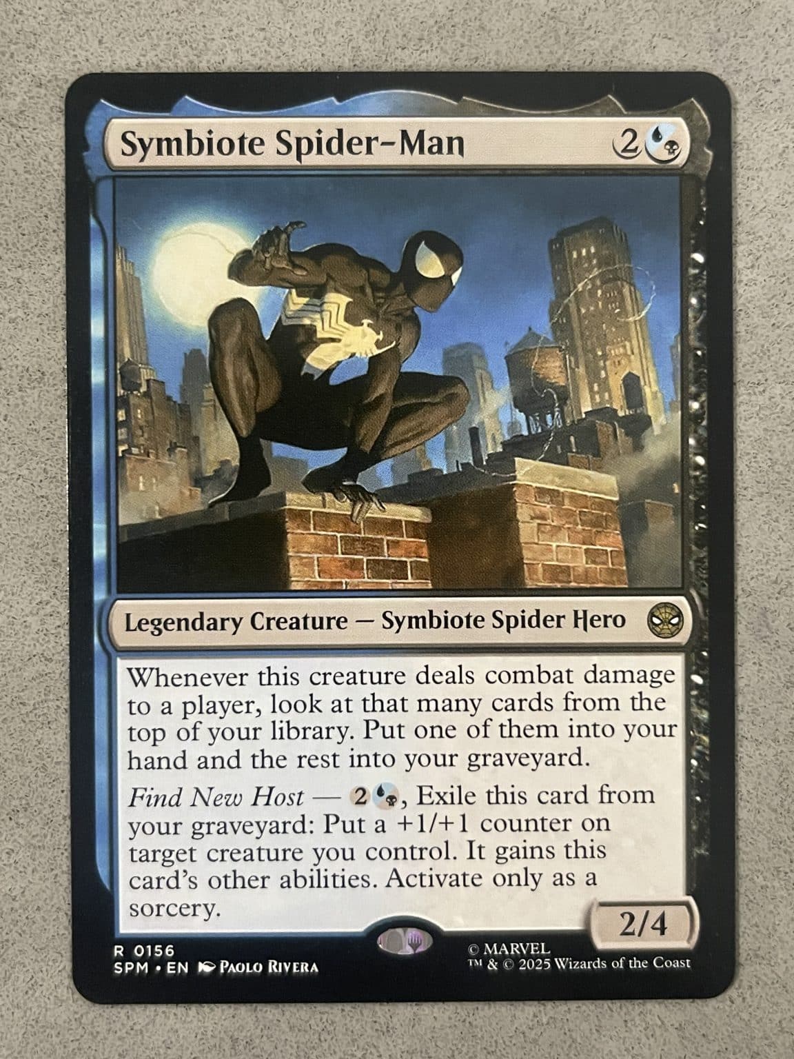 Symbiote Spider-Man MTG Proxy | Proxy Universe | Proxy Universe